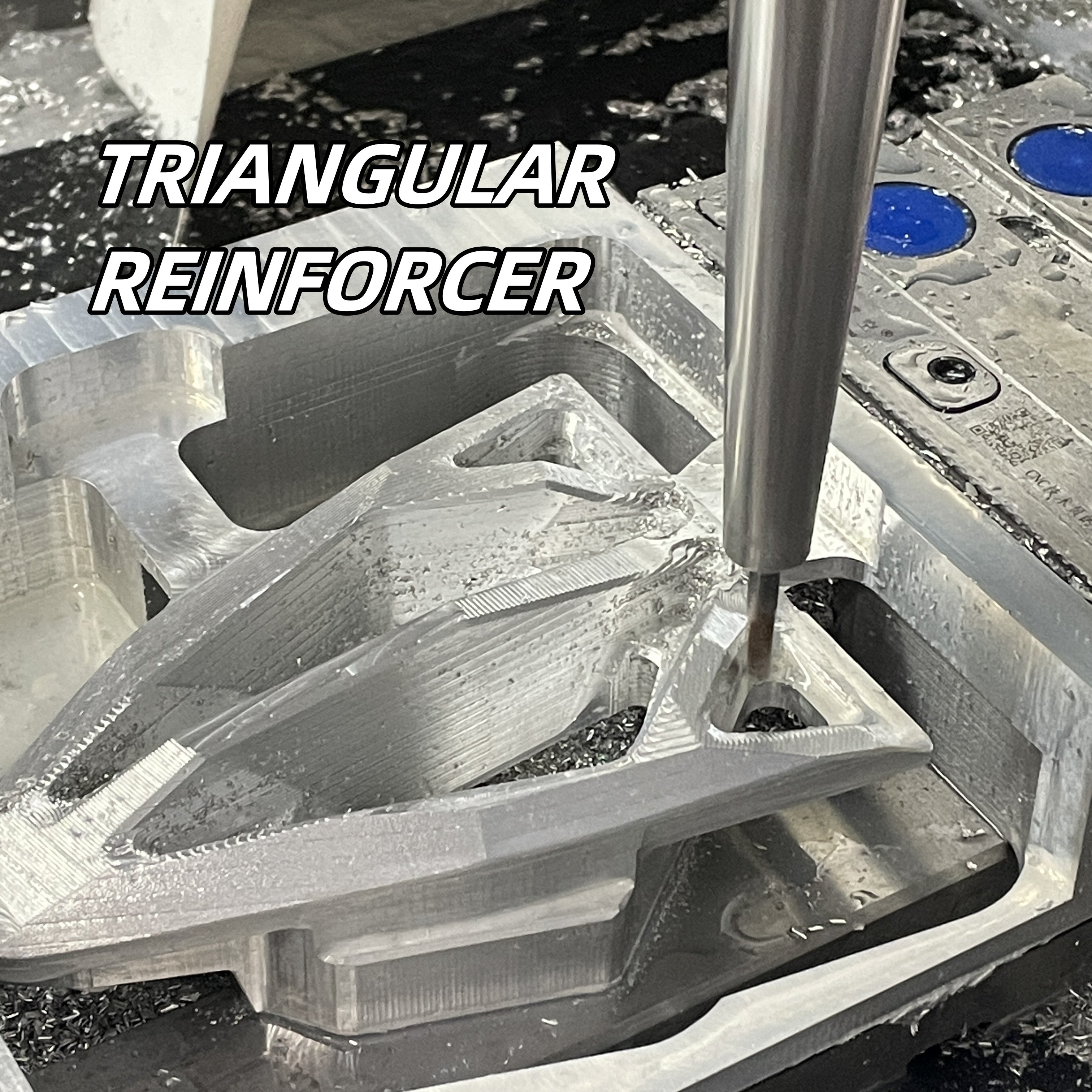 The CNC version of the triangular reinforcer is currently in productio