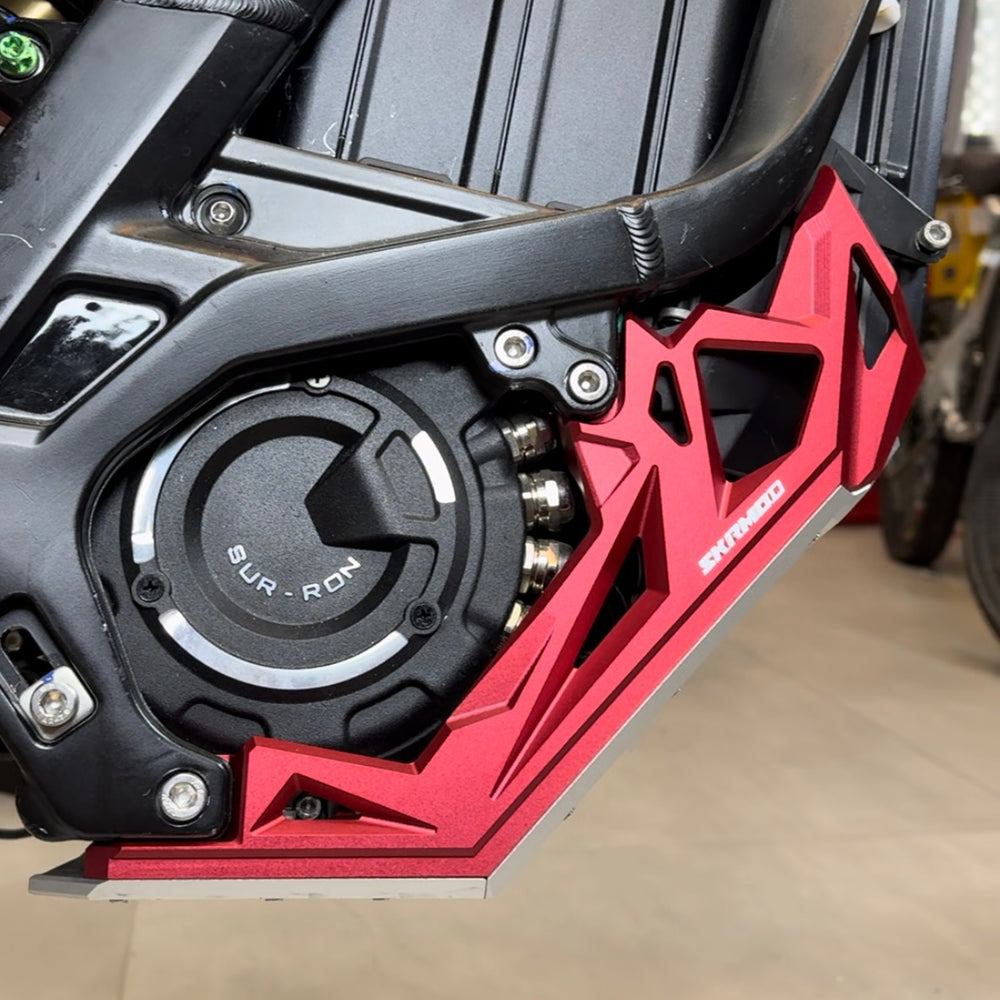 Sur-Ron CNC Bash Guard Skid Plate fit stock/torp/ebmx