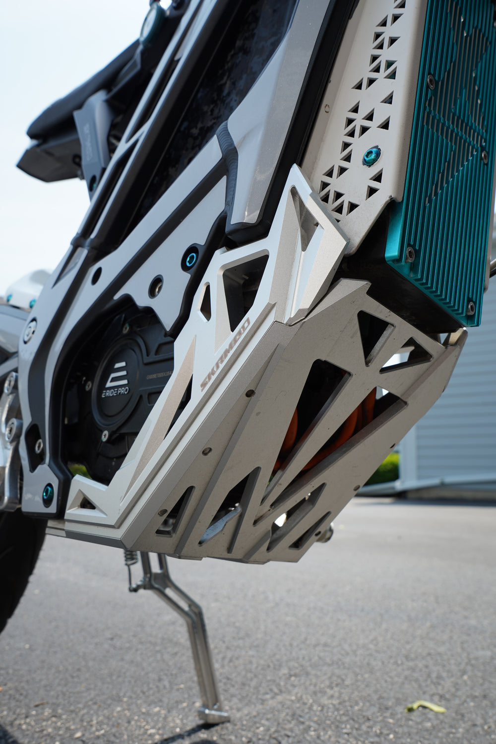 E Ride Pro CNC Bash Guard Skid Plate