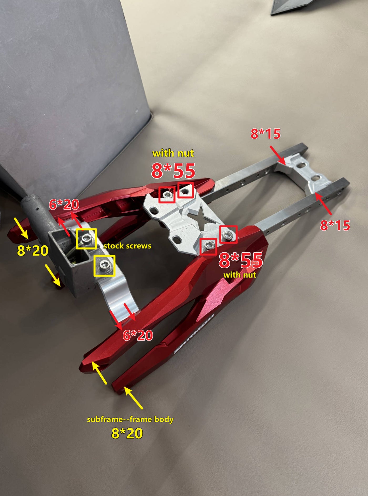 Surron Super Sturdy Subframe with Titanium Bars