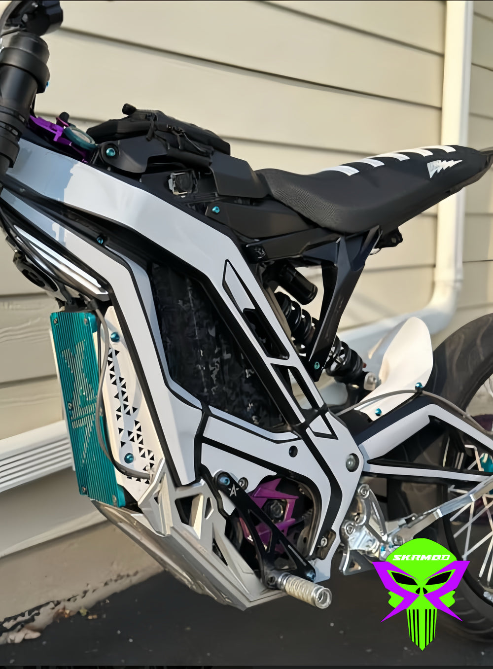 E Ride Pro CNC Bash Guard Skid Plate